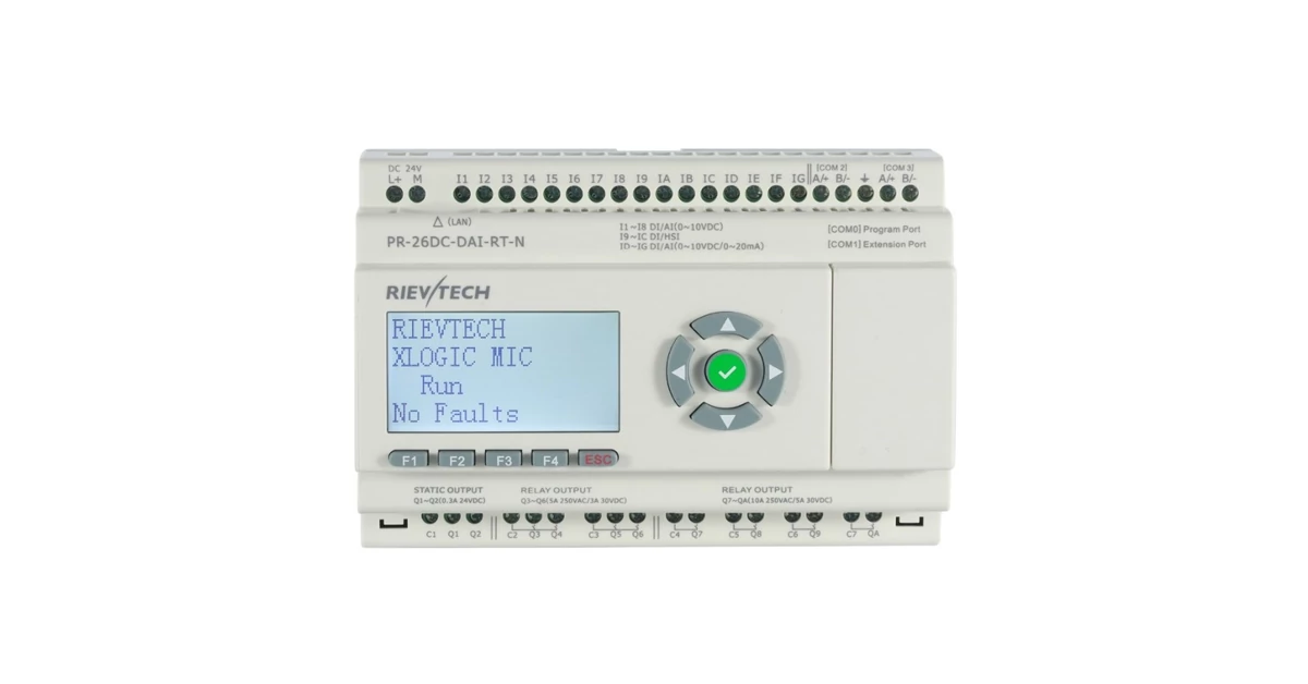 Rievtech PLC - PLC,HMI és Frekvenciaváltó raktárról,műszaki ...
